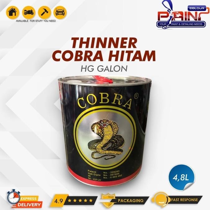 Jual THINNER COBRA HITAM GALON | Shopee Indonesia