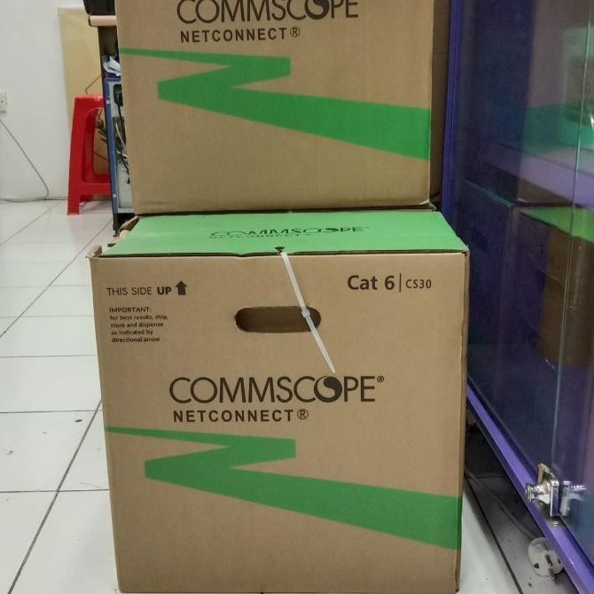 Jual Kabel UTP AMP / Commscope Cat6 - Cable LAN Cat 6 Gigabit 305 Meter ...