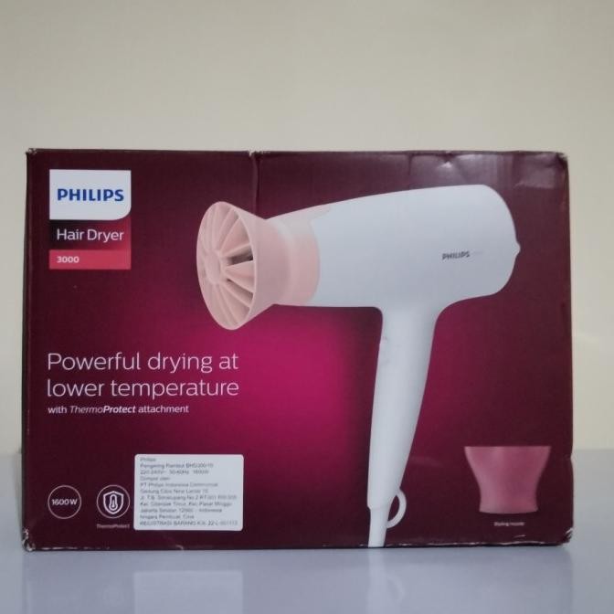 Jual HARGA DISC - philips hairdryer bhd300 3000 series foldable hair dryer resmi ori | Shopee ...