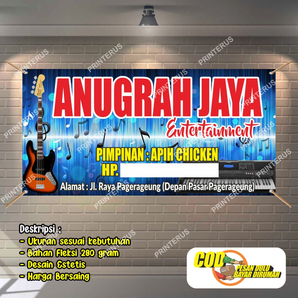 Jual Spanduk Group Musik & Orkes Dangdut – Banner Konser Organ Tunggal ...