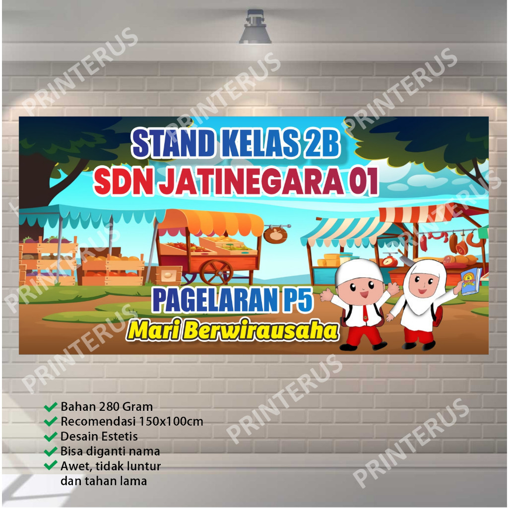 Jual Ambil PROMO Sekarang Juga >> SPANDUK BANNER P5 MARKET DAY TK PAUD ...