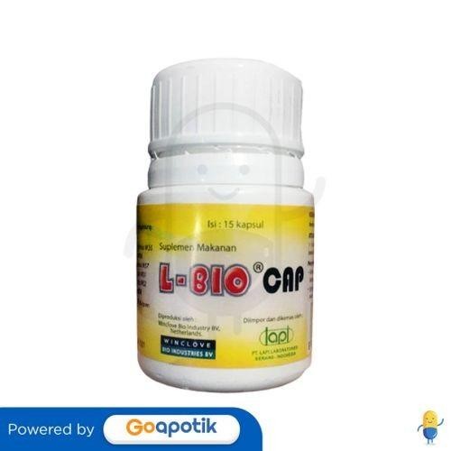 Jual L-Bio Botol Isi 15 Kapsul New 100 % Original | Shopee Indonesia