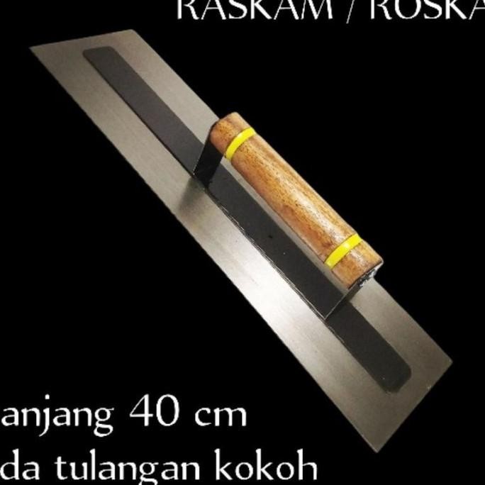 Jual Promo Raskam Roskam Perata Acian Tembok Besi Baja Putih Panjang 40 ...