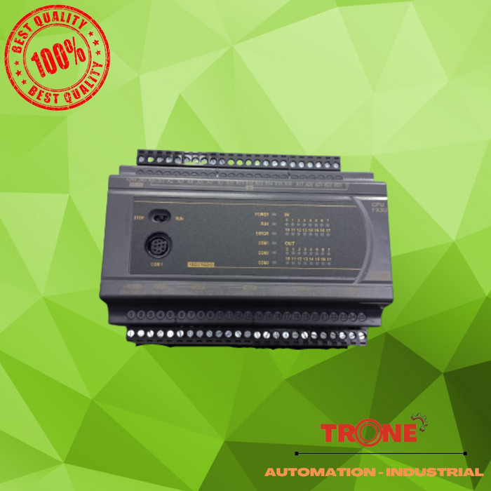 Jual FX3U-32MR 6AD FX3U-32MT Relay PLC RS232 RS485 Modbus RTU 24VDC ...
