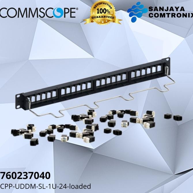 Jual AMP COMMSCOPE 760237040 Discrete Panel / Patch Panel 24 port ...