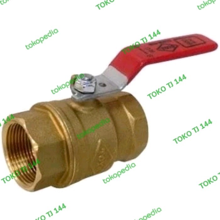 Jual ball valve toyo kuningan 3/4 inch | Shopee Indonesia