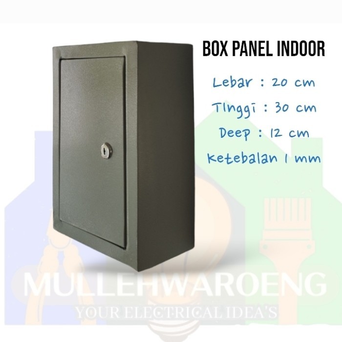 Jual BOX PANEL PELINDUNG CONTROL MCB INSTALASI BESI INDOOR UKURAN 20x30 ...
