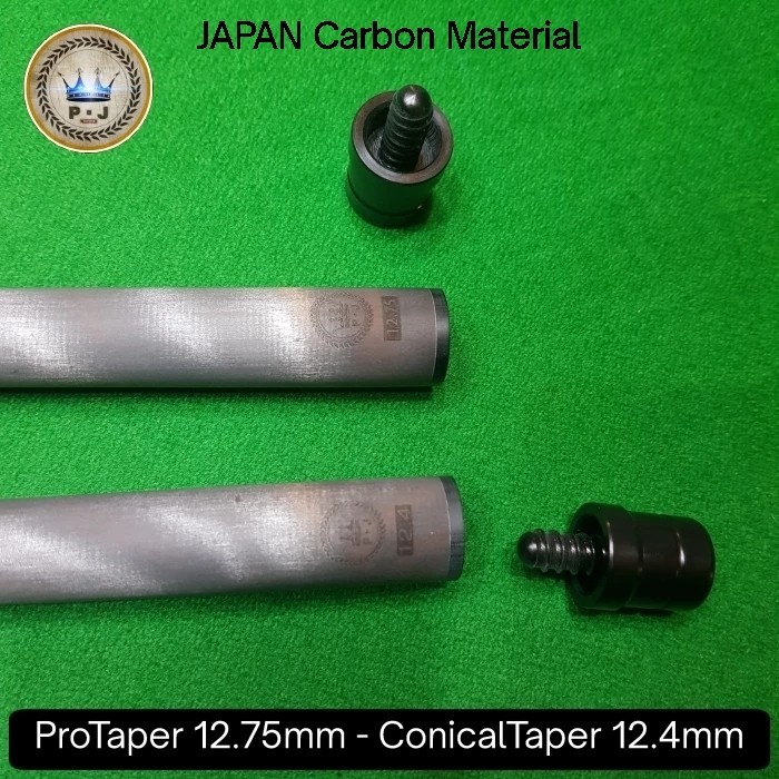 Jual PJ Billiard Real Carbon Shaft Conical - Pro Taper - Shaft Only ...
