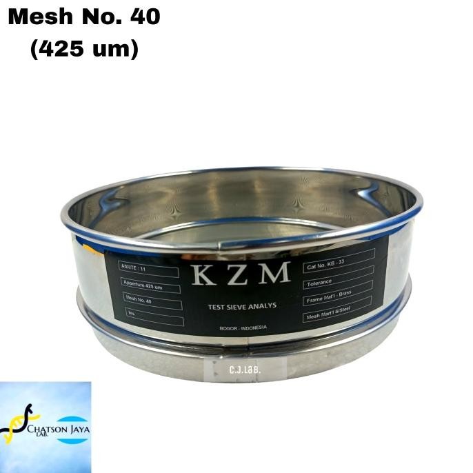 Jual Sieve Ayakan Stainless Mesh 40 Test Mesh 40 (425 um) | Shopee ...