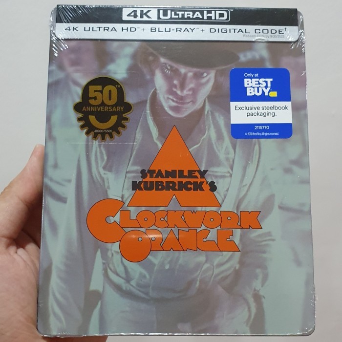 Jual Stanley Kubrick's Clockwork Orange (4K + Blu-ray) Steelbook BestBuy | Shopee Indonesia