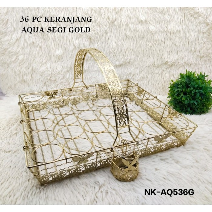 Jual RAK AQUA 36 LOBANG KERANJANG TEMPAT AIR MINERAL AQUA GELAS NK ...