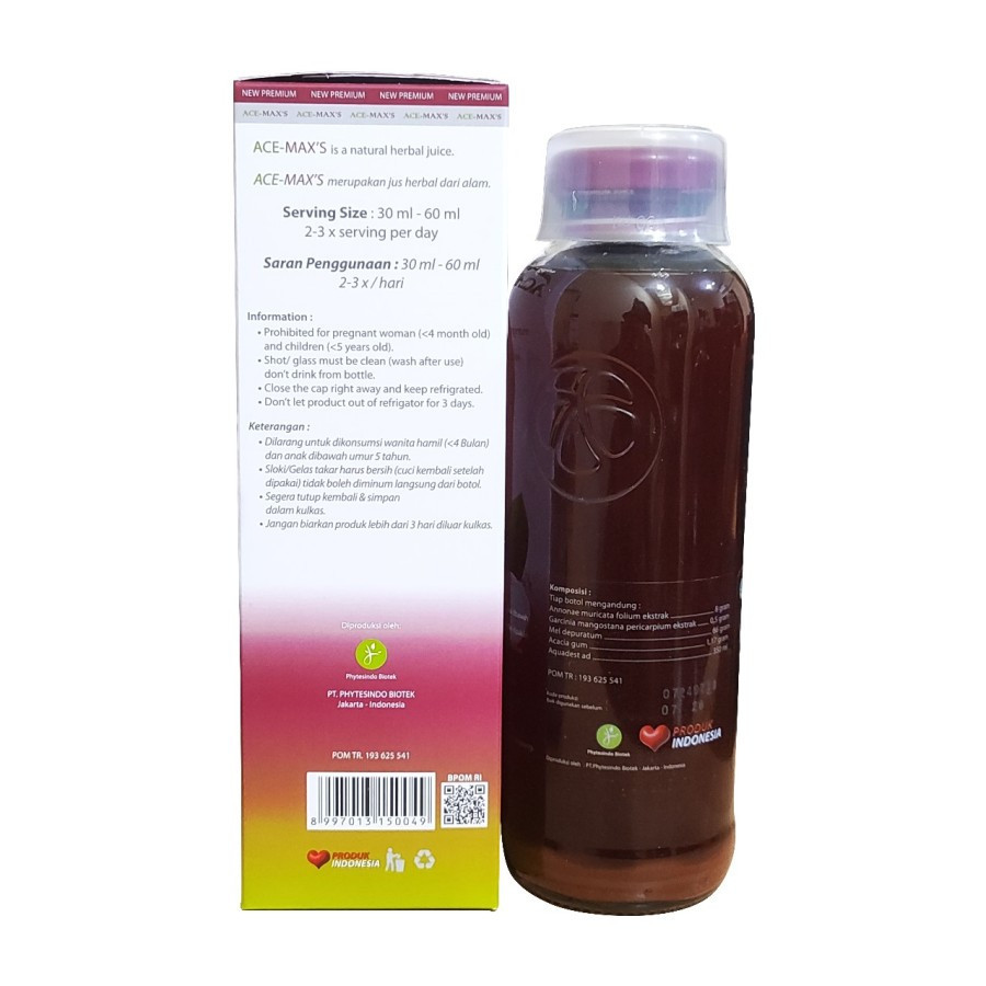 Jual Acemax Kulit Manggis 350 gr asli original | Shopee Indonesia
