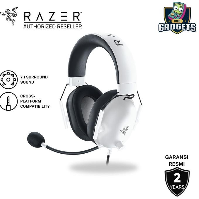 Jual Razer BlackShark V2 X White - Multi-platform Wired Gaming Headset ...