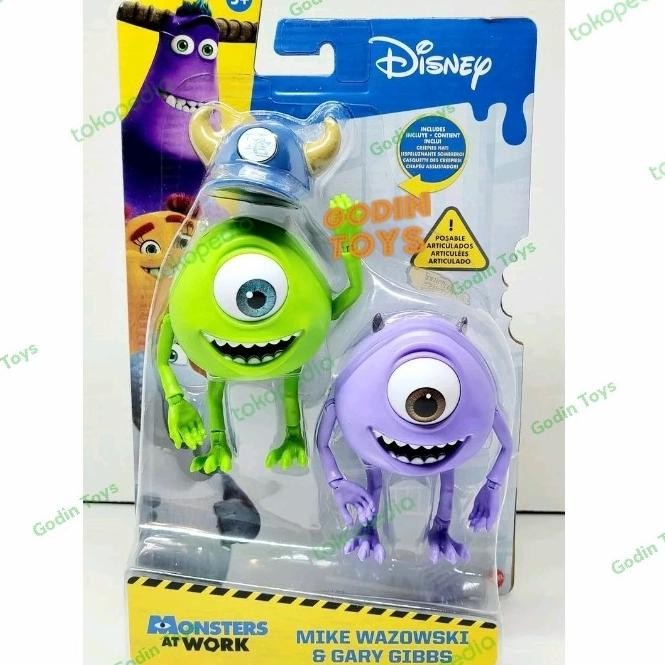 Jual Mike Wazowski & Gary Gibbs Monsters inc at work monster university ...