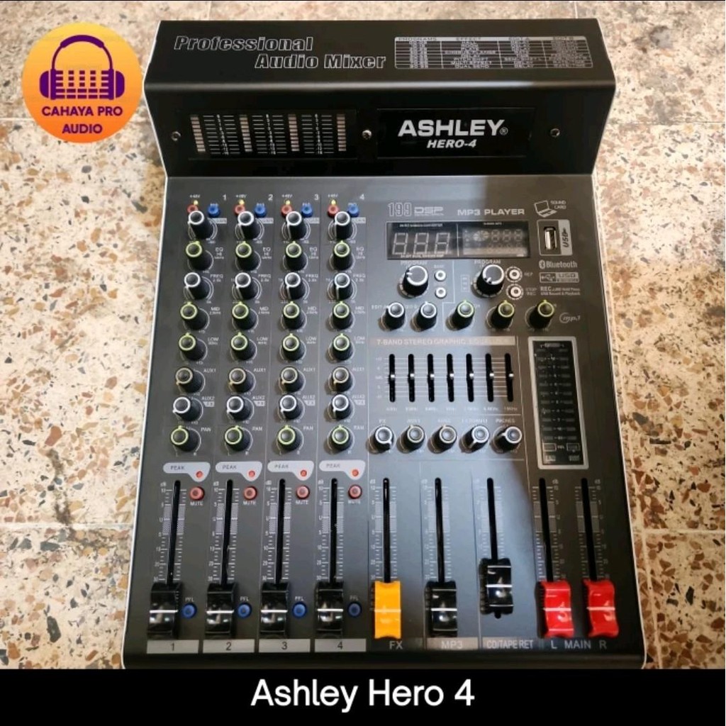 Jual Mixer Ashley Hero 4 (4 Channel) | Shopee Indonesia