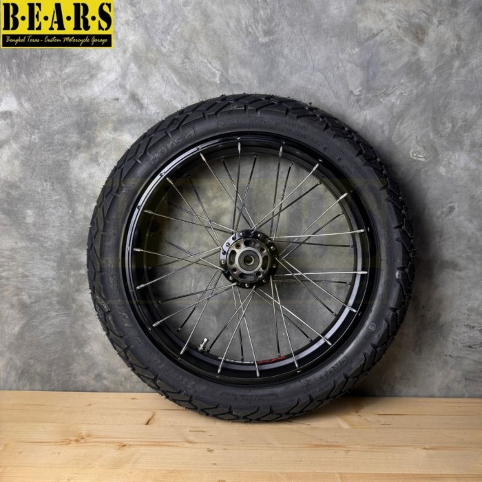 Jual Paket Roda Kawasaki W175 Velg Rossi Xr Dan Ban Tubeless Corsa ...