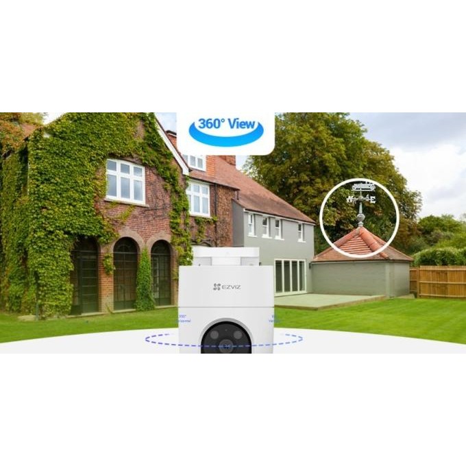 Jual Promo Ezviz Cs-H8C 3Mp 2K Poe Colorvu Pant & Tilt Cctv Outdoor Smart Ip Camera From ...