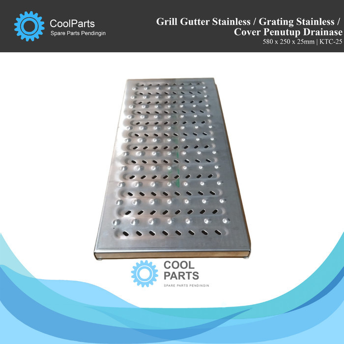 Jual GRILL GUTTER STAINLESS/ GRATING STAINLESS / COVER PENUTUP DRAINASE ...