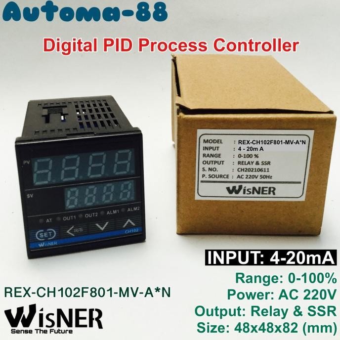 Jual DIGITAL PID PROCESS CONTROLLER INDICATOR INPUT 4-20MA OUTPUT RELAY ORIGINAL DAN TERPERCAYA ...