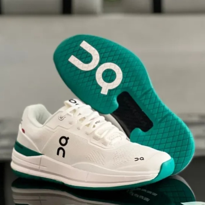 Jual JUAL SEPATU TENNIS ON CLOUD WHITE GREEN ORIGINAL MEN'S | Shopee ...