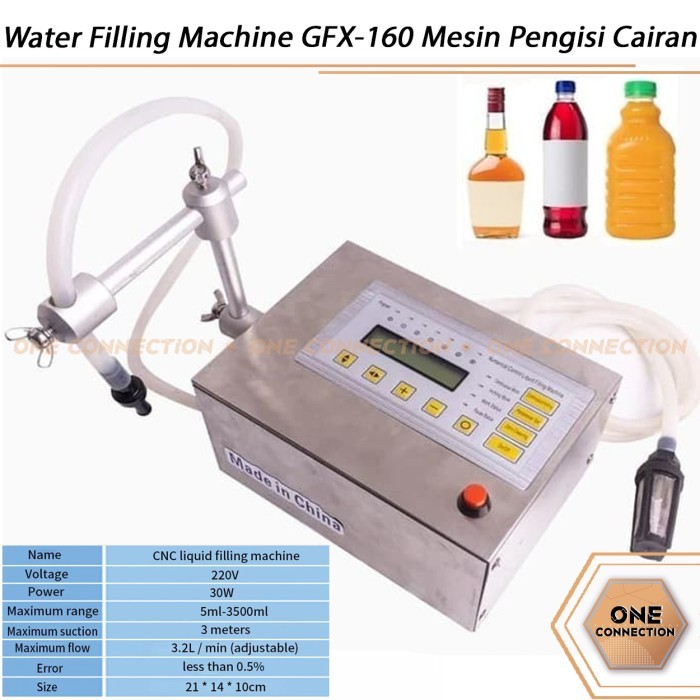 Jual Water Filling Machine GFX-160 Mesin Pengisi Cairan Botol Filing | Shopee Indonesia