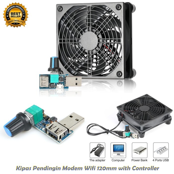 Jual COOLING FAN COOLER BLOWER KIPAS USB PENDINGIN PC MODEM STB ROUTER ...