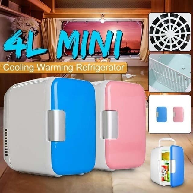 Jual Kulkas Mini Portable Mobil 4L Car Refrigrator Cooler and Warmer ...