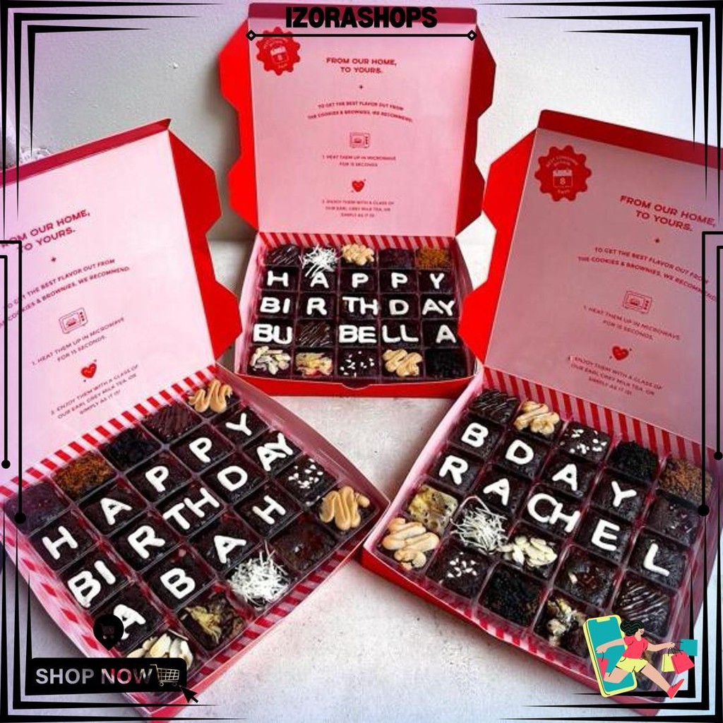 Jual Cascara Cookies - Kue Brownies Ulang Tahun / Custom Kue Ultah ...