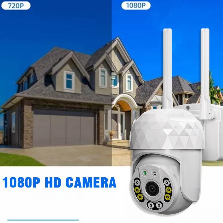 Jual m-4 CAMVIEW CCTV Kamera V380 Pro Outdoor WIFI Connect to HP 360 ...