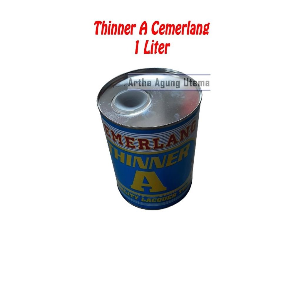 Jual *$*$*$*$] Thinner / Thiner / Tiner A Cemerlang Campuran Pengencer Cat 1/2 Liter | Shopee ...