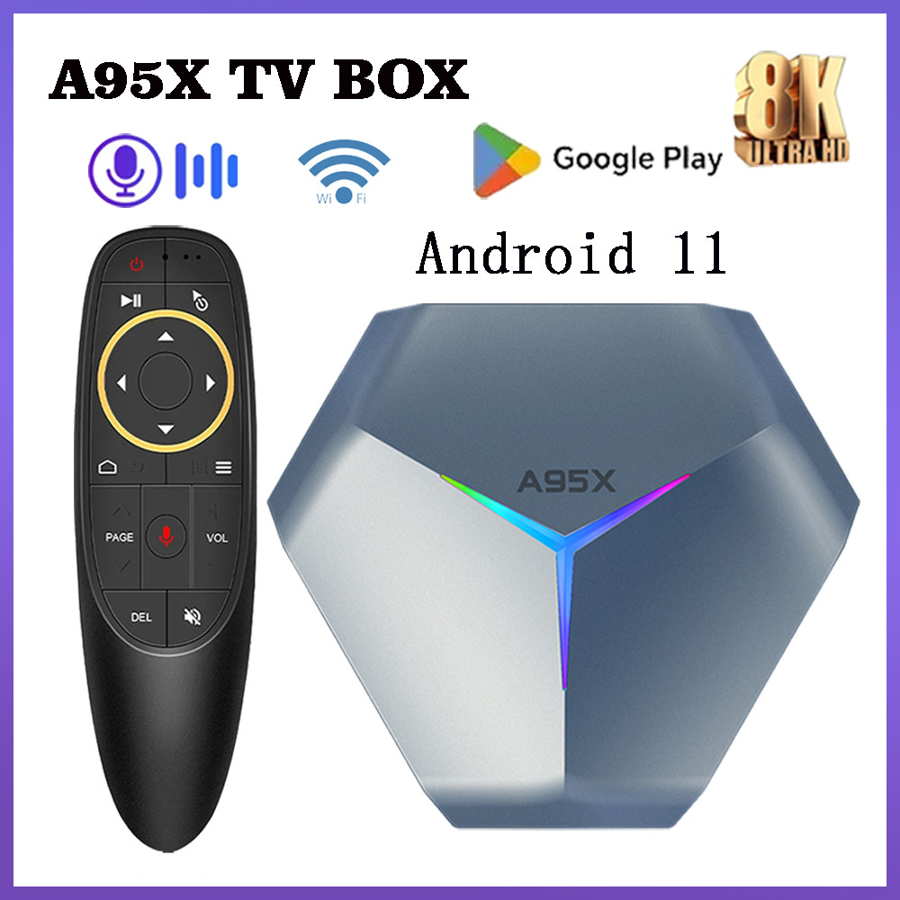 Jual A95X F4 2024 Smart TV BOX Android 11 4K 8K HD Amlogic | Shopee ...