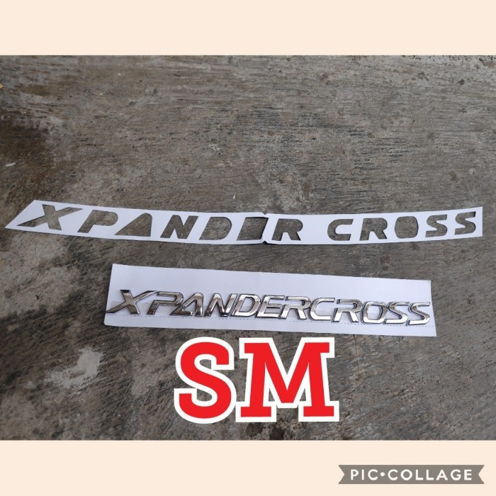 Jual EMBLEM KAP MESIN XPANDER CROSS HOOD EMBLEM TULISAN XPANDER CROSS ...