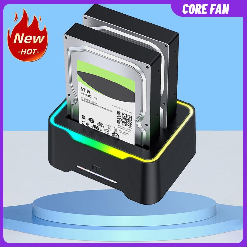 Jual Dual-bay SSD Docking Station USB3.0 Mobi Hard Drive Copy | Shopee ...