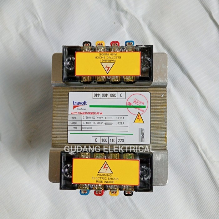 Jual Langsung Order Ya Kak Trafo Step Up Down Auto 50 Va 380V/400V/440V - 100V/110V/220V ...