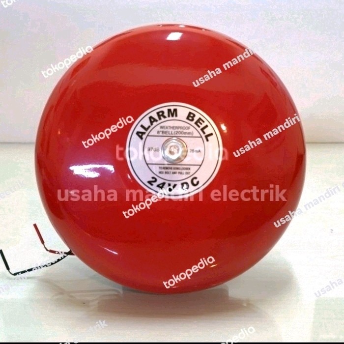 Jual Terbaik In Kelasnya Alarm Bell Besi 8 Inch 200Mm, Bell Kring 8 ...