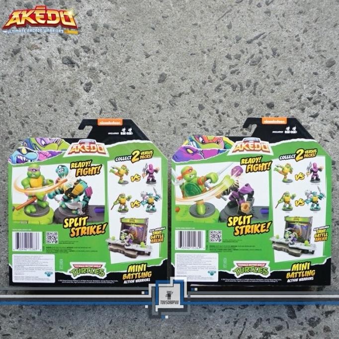 Jual Murah Akedo Tmnt Versus Pack Teenage Mutant Ninja Turtles Mini ...