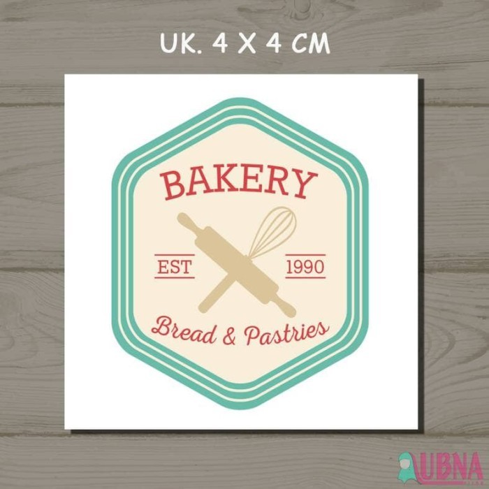Jual Label Bakery / Stiker Nama / Label kemasan / Merk Toko Online L3C ...