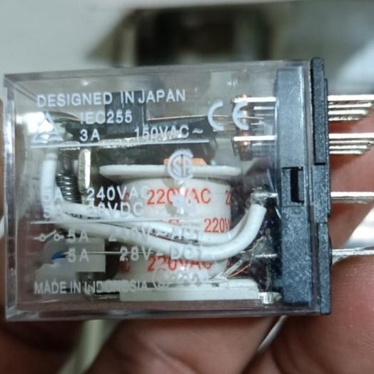 Jual Promo Relay MY4N Omron 24VAC 110VAC 220VAC / 12VDC 24VDC ORIGINAL COD | Shopee Indonesia