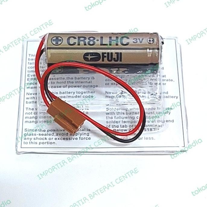 Jual Promo Baterai Battery Lithium Fuji FDK PLC CR8LHC CR8 LHC 3V Plug COD | Shopee Indonesia
