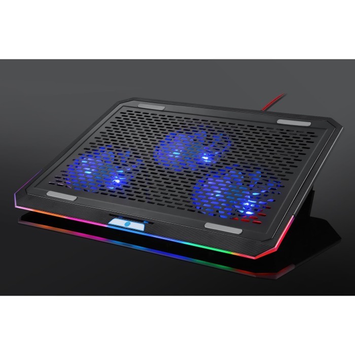 Jual Cooling Pad Gaming Rgb Coldplayer Gx80 Touch Screen For 17 Inch ...