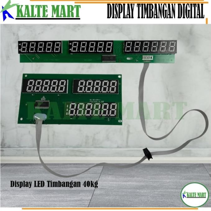 Jual Asli PCB Display LED Timbangan Digital 40Kg Display Timbangan Buah ...