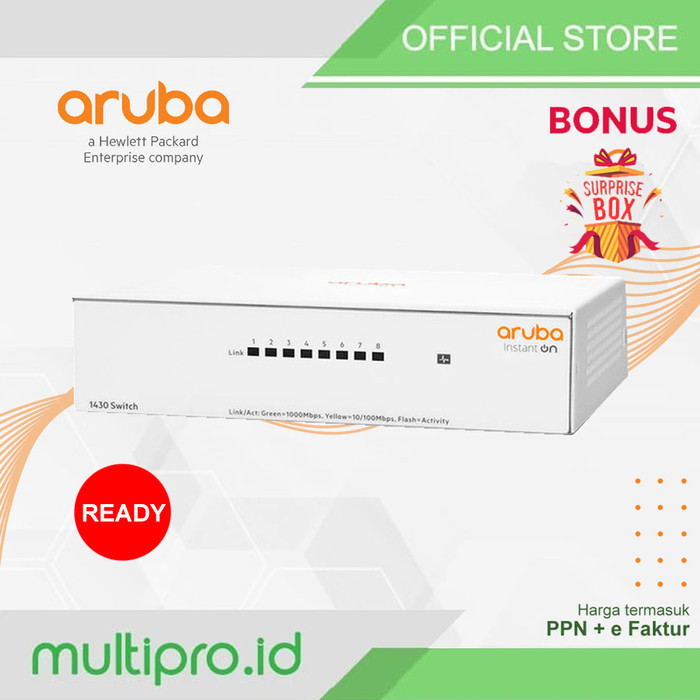 Jual R8R45A Aruba Instant On 1430 8G Switch | Shopee Indonesia