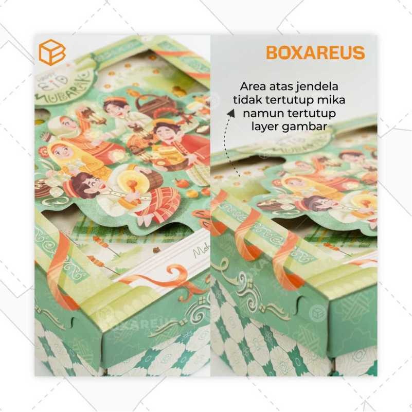 Jual Cake Box Lebaran Packaging Hampers Idul Fitri Dus Kemasan Cb Iftar ...