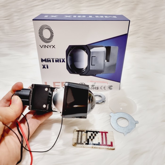 Jual Lampu Utama Led Biled Matrix X1 Vinyx 1.5 Inch Projector Lens ...