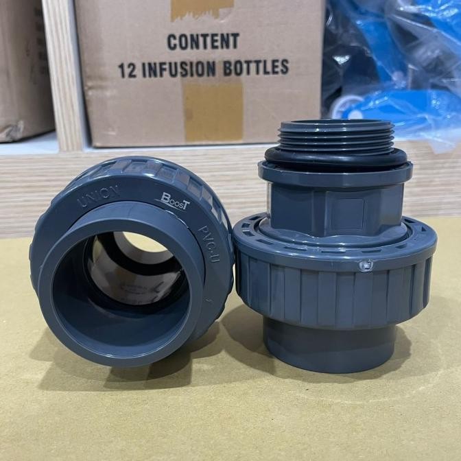 Jual UNION DRAT 1,5 INCH / WATERMOOR DRAT POMPA FILTER KOLAM RENANG ...