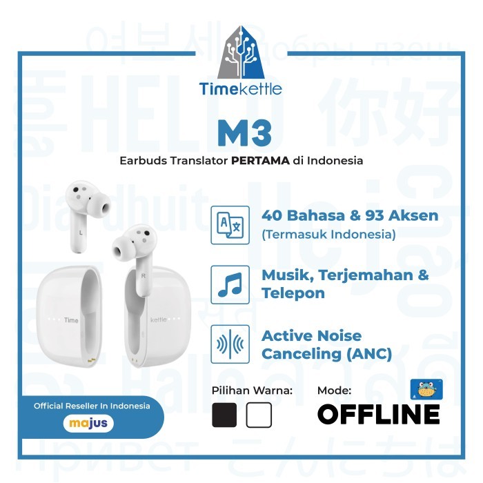 Jual Alat Penerjemah - Timekettle M3 Translator (Offline) | Shopee ...