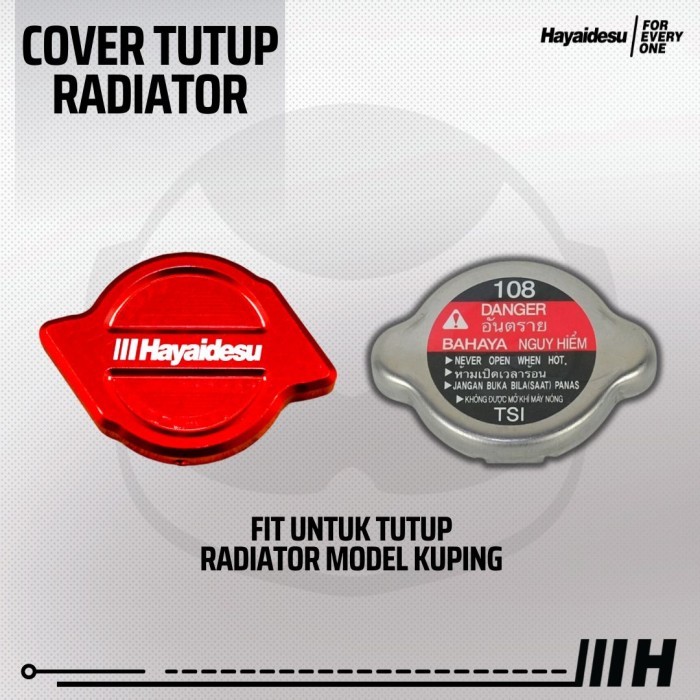 Jual Radiator Cap Cover Cnc Anodize Model Blaze - Cover Tutup Radiator ...