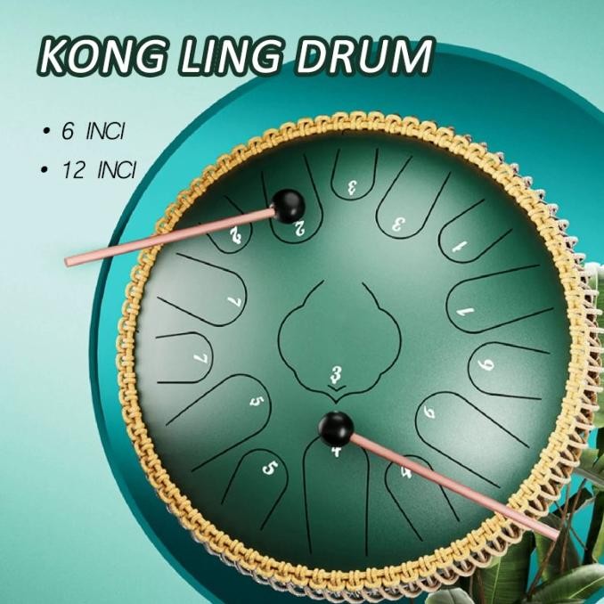 Jual TERSEDIA KONG LING DRUM DRUM STEEL TONGUE DRUM WARNA DRUM MUSIK ...