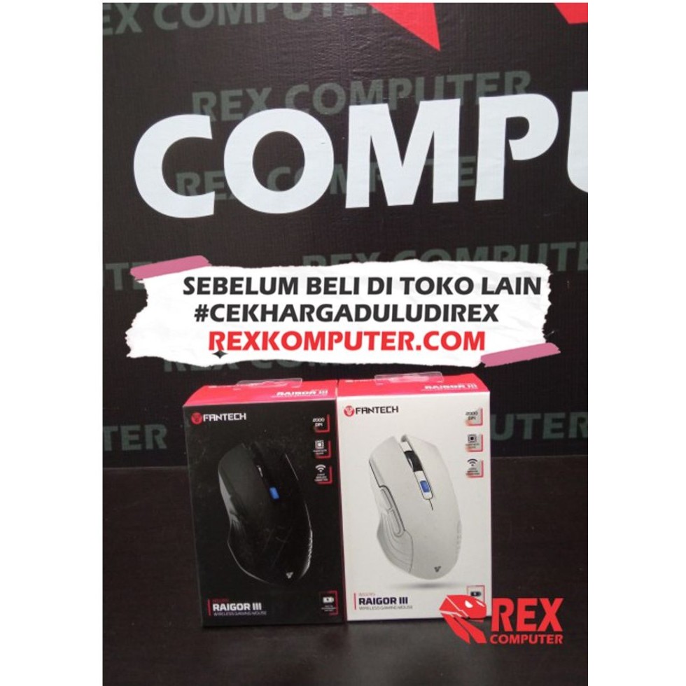 Jual MOUSE WIRELLES FANTECH RAIGOR III WG12RS GAMING | Shopee Indonesia
