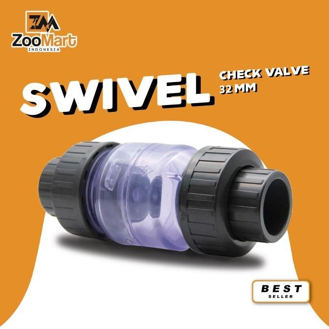 Jual SWIVEL CHECK VALVE 32MM / REEF CHECK VALVE / CHECK VALVE AQUARIUM ...
